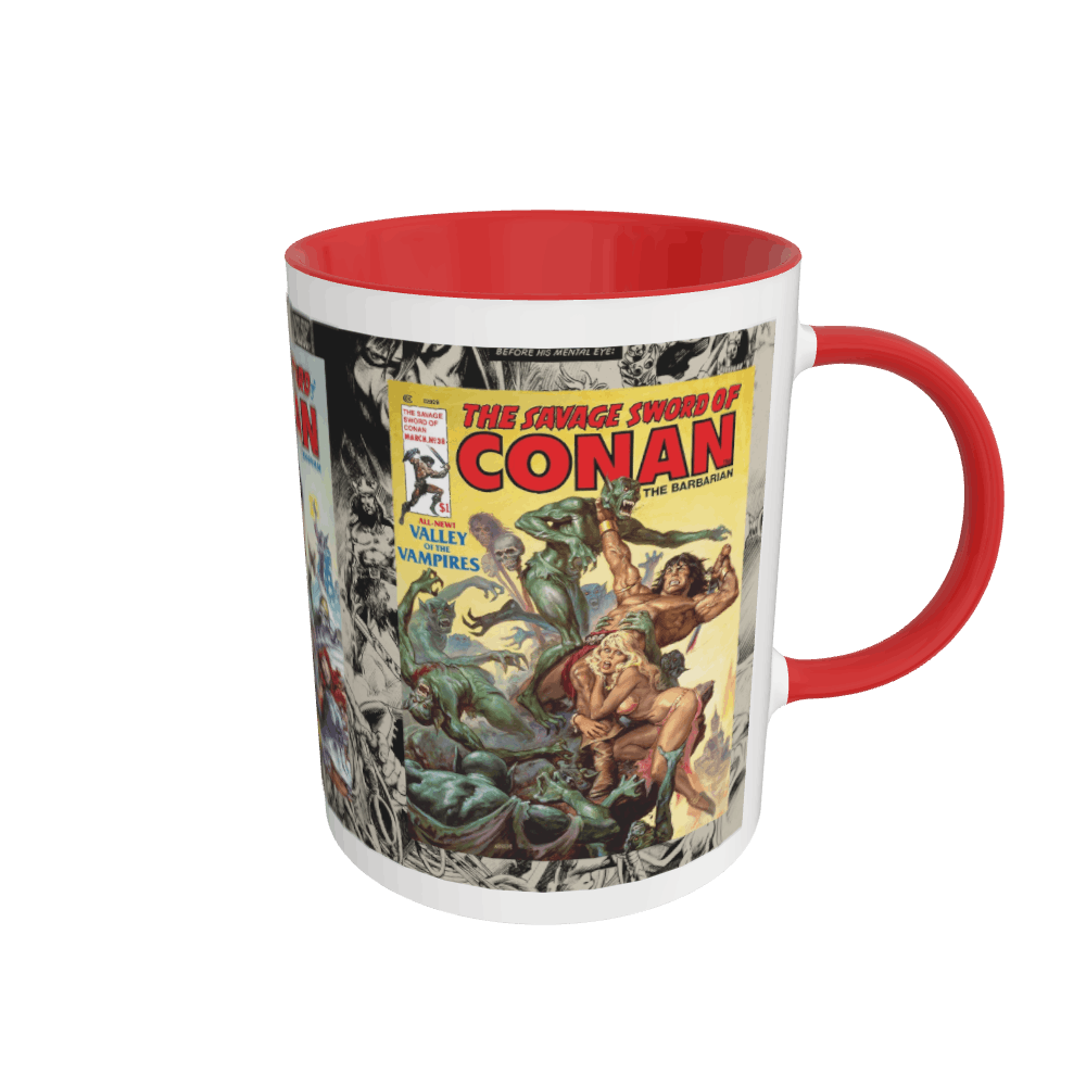 Conan Earl Norem Classic Savage Sword Covers Mug – Heroic Signatures Store